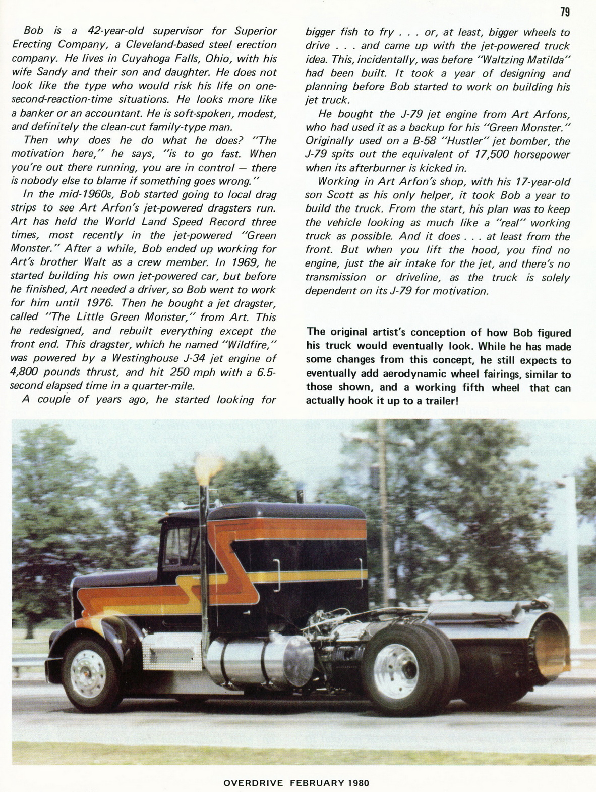 Photo: February 1980 Bob Motz Kenworth 2 | 02 Overdrive Magazine ...