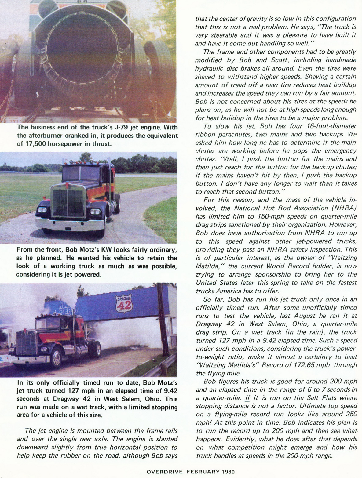 Photo: February 1980 Bob Motz Kenworth 3 | 02 Overdrive Magazine ...