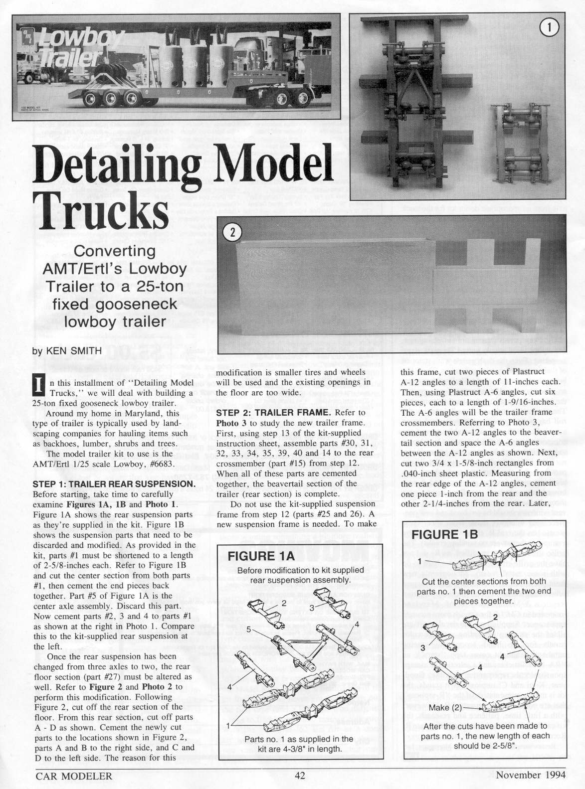 Photo: CM 1994 11 Nov 01 | CM28 Nov 1994, Converting AMT's Lowboy to a ...