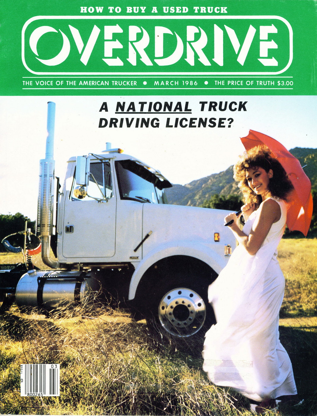 Photo: 01 March 1986 Front Cover | 03 Overdrive Magazine March 1986 ...